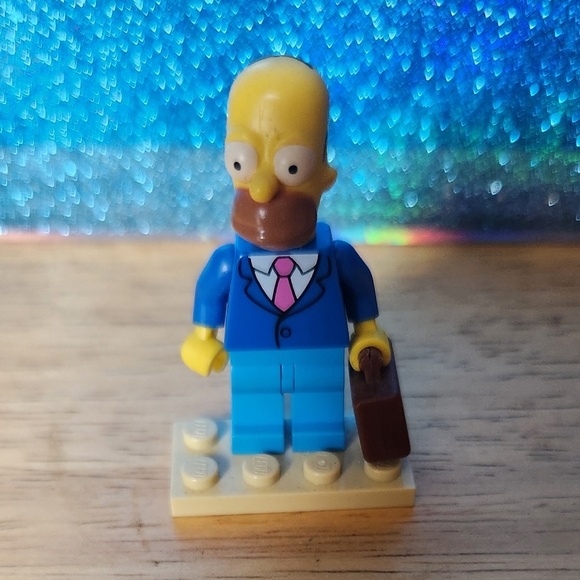 Lego | Toys | Lego Homer Simpson Minifigure Suit And Briefcase No Stand ...